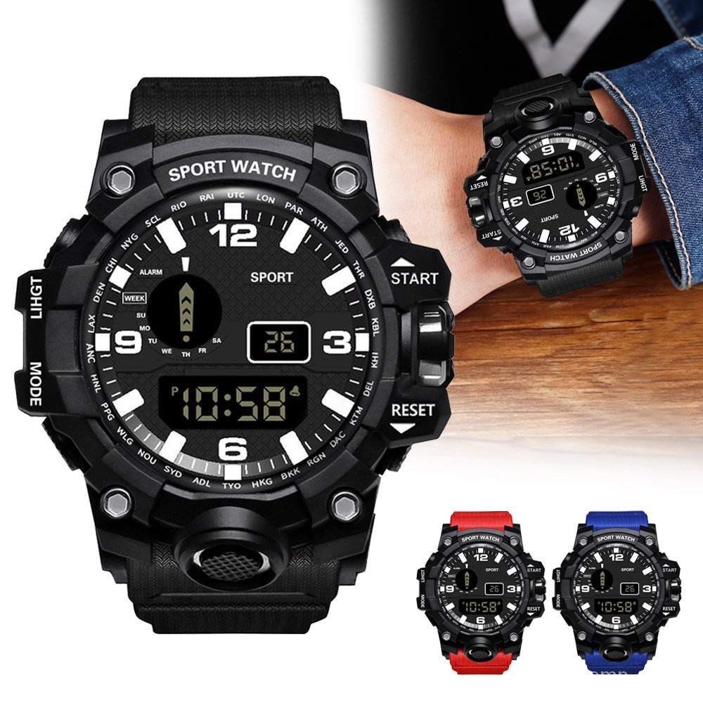 Men's Fashionable New Digital Watch Luminous Waterproof Multi-function ...
