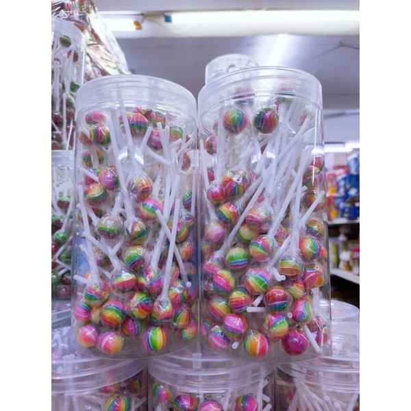 100pcs Super Mini Lollipop Candy Gula Tangkai Mini "hALAL" | Shopee ...
