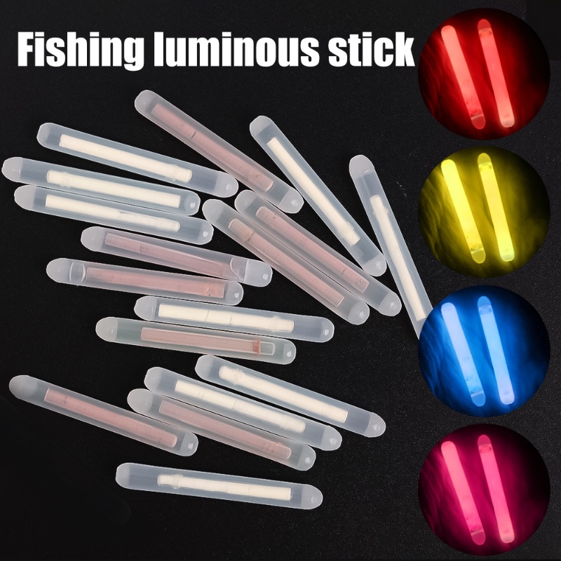 10Pcs Fishing Float Light Sticks / Fireflies Fluorescent Lightstick ...