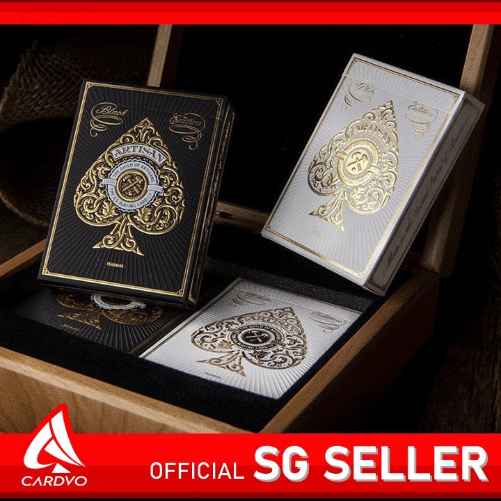 Artisan Deck Luxury Poker Cards by Theory11 [Original | White] [Ship in ...