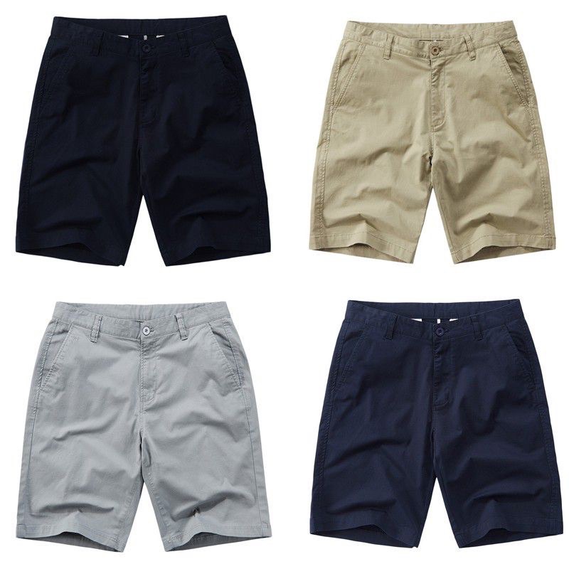 100% Cotton Shorts Men's Chino Short Pants Casual Shorts For Men ...