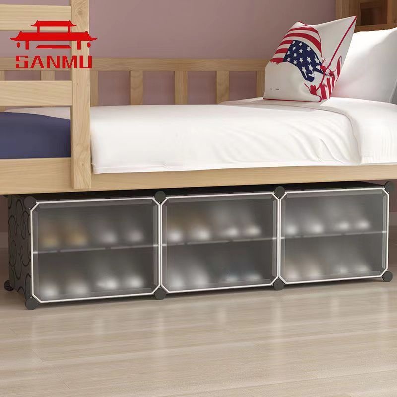 Shoe Rack With Plastic Panel 4 / 6 Tiers Plastic Panel Shoe Rack With ...