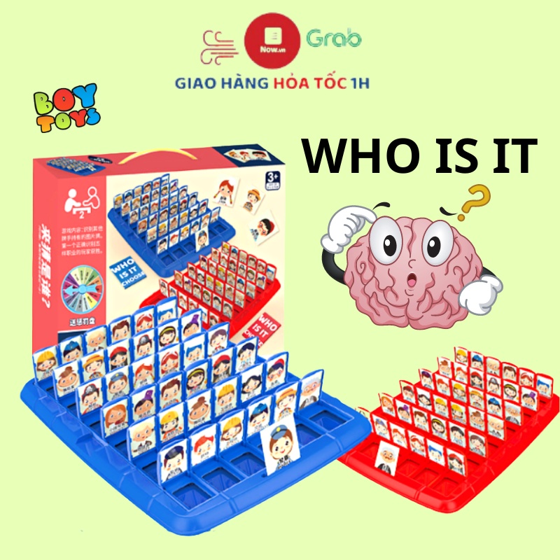 Who is it Board Game toy guess characters to help children practice ...