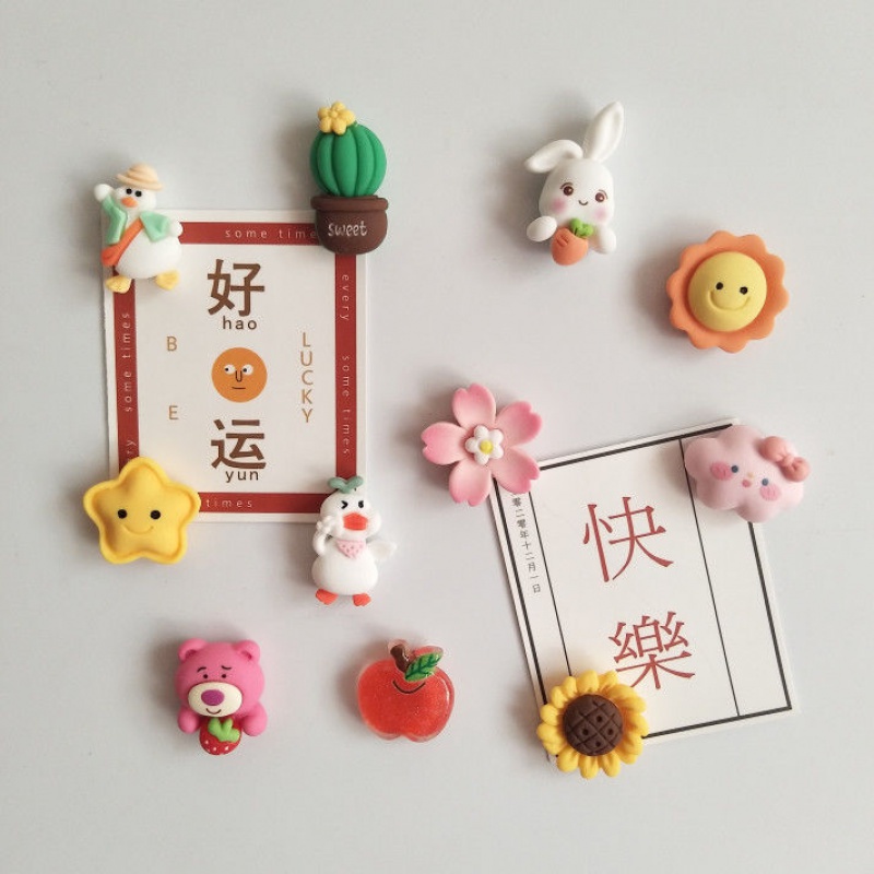 3 Sets Get 1 Set Free Cute Duck Strong Refridgerator Magnets Magnetic ...