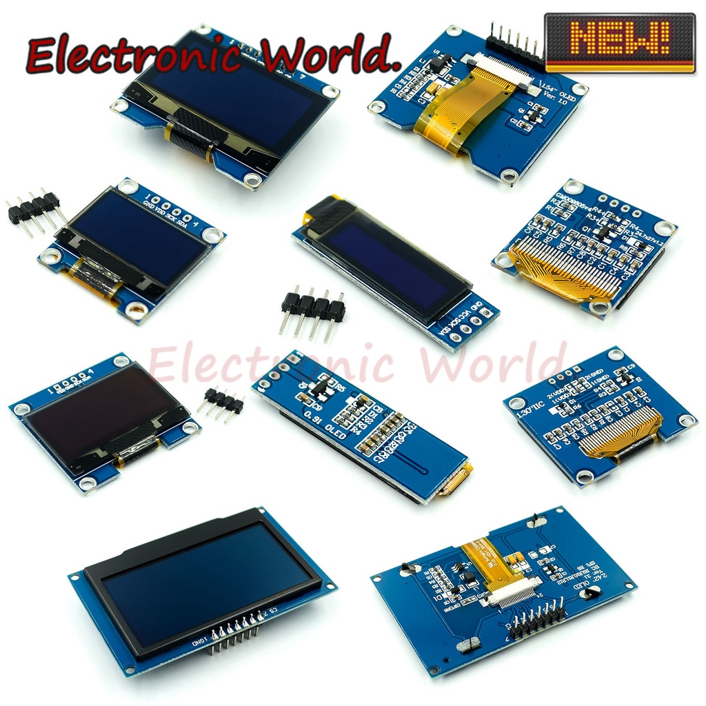 White Blue color 128X64 OLED LCD LED Display Module For Arduino 0.91 0. ...