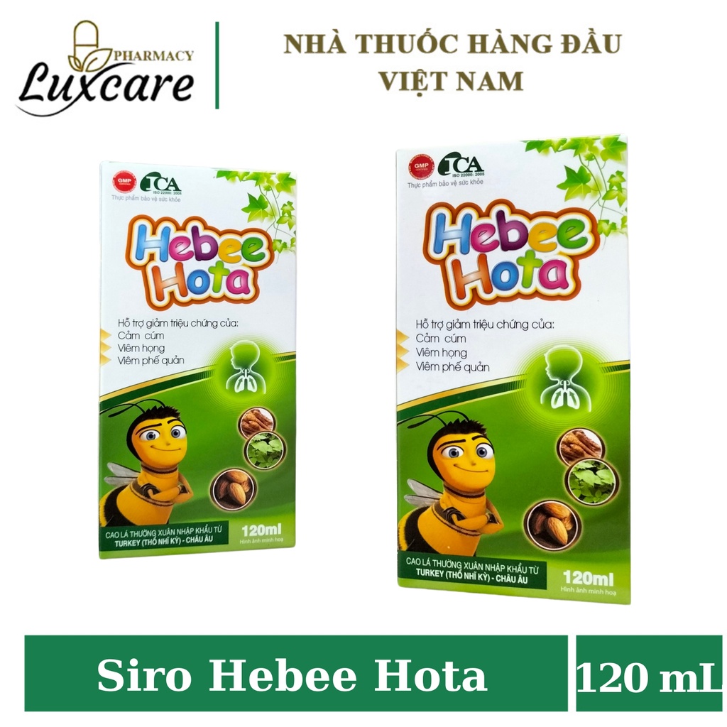 Hebee Hota - Syrup to relieve dry cough, sore throat, bronchitis (120 ...