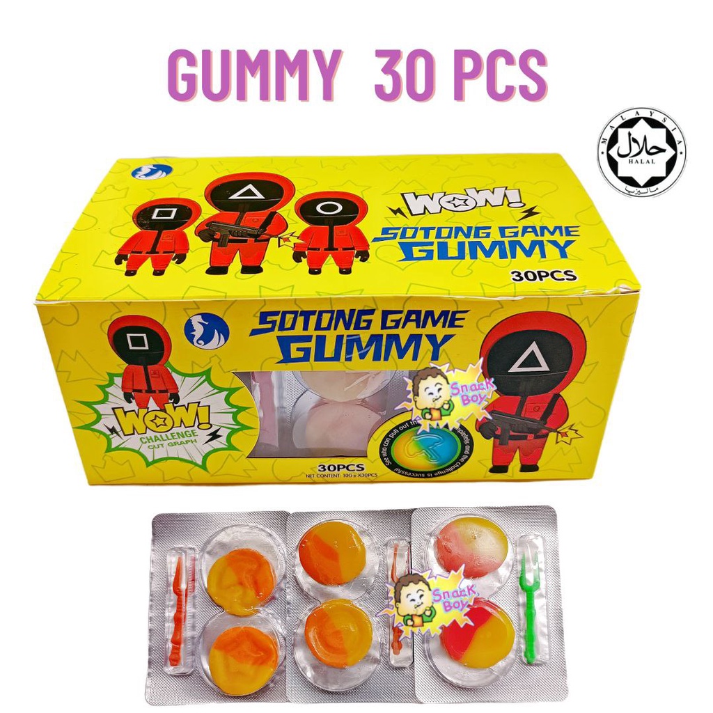 30pcs Sotong Game Gummy / Squid Game Gummy | Shopee Singapore