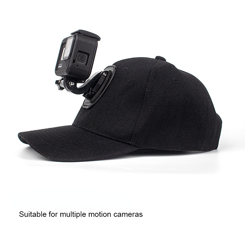 Gopro Action Camera Hat Mobile Phone Cap Holder Accessories | Shopee ...