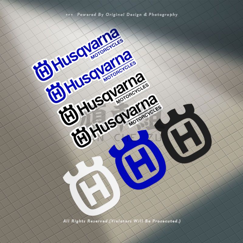 Husqvarna letter stickers FE250 TE250i Svartpilen401 Vitpilen401 ...