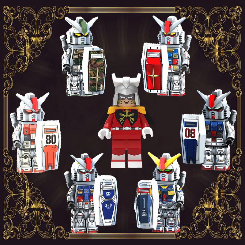 Char Aznable Zaku Anime Birthday Gift Education Toys For Children DIY ...