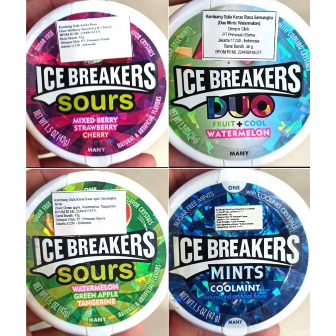 Ice Breakers Various Flavored Candy 42g / Candy Ice Breakers All (USA ...