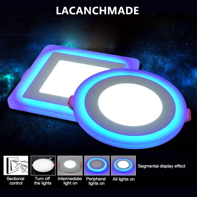 LED Tri Color Pin light ceiling light Recessed downlight drive tricolor ...