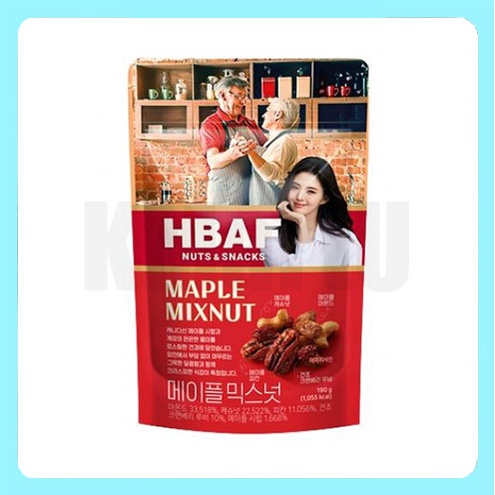 [HBAF] Nuts & Snacks 6 flavors Maple mixed nuts 190g, herb salt mixed ...