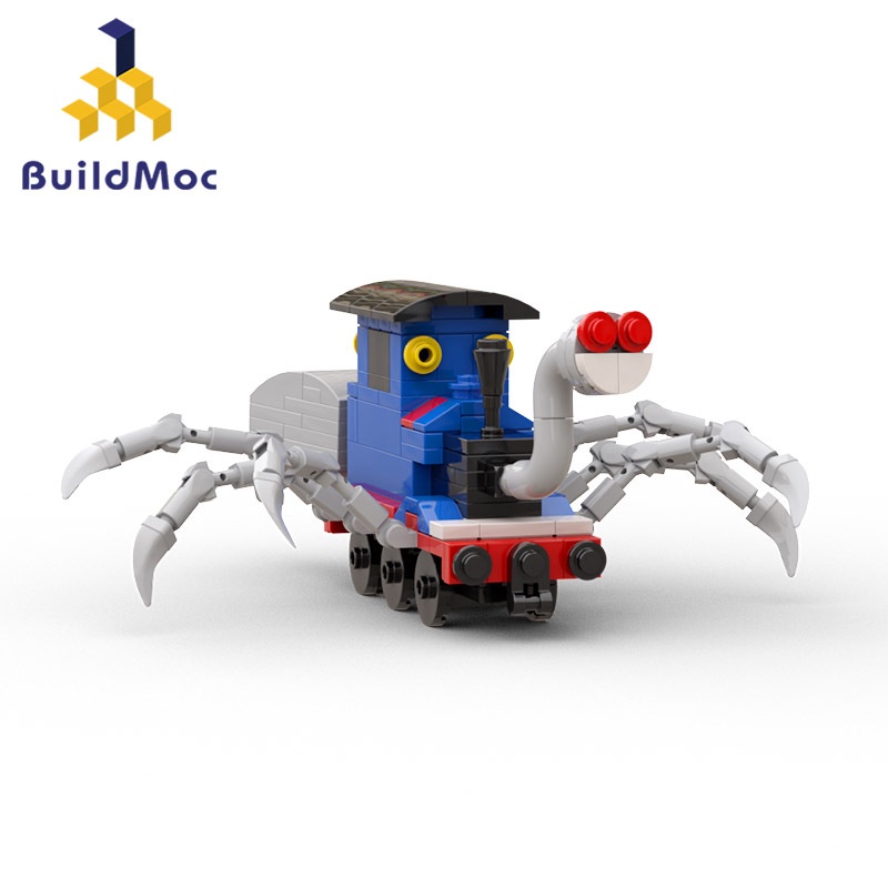 Buildmoc Horror Game Choo-Choo Charles Model Charles Little Train Thomas Spider Train building ...