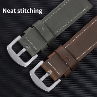 Vintage Genuine Leather Watch Strap Genuine Leather Watchband Bracelet ...