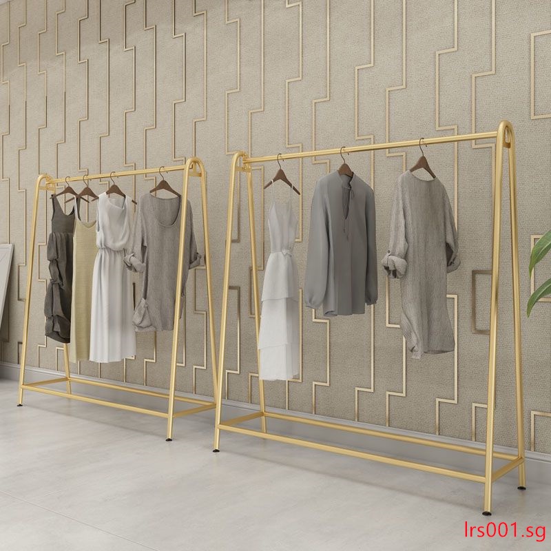 Clothes Hanger Floor Standing Garment Rack Display Rack Floor To ...
