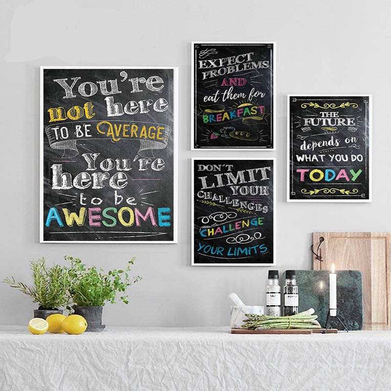 Frame Newly Motivational Classroom Wall Posters Inspirational Quotes ...