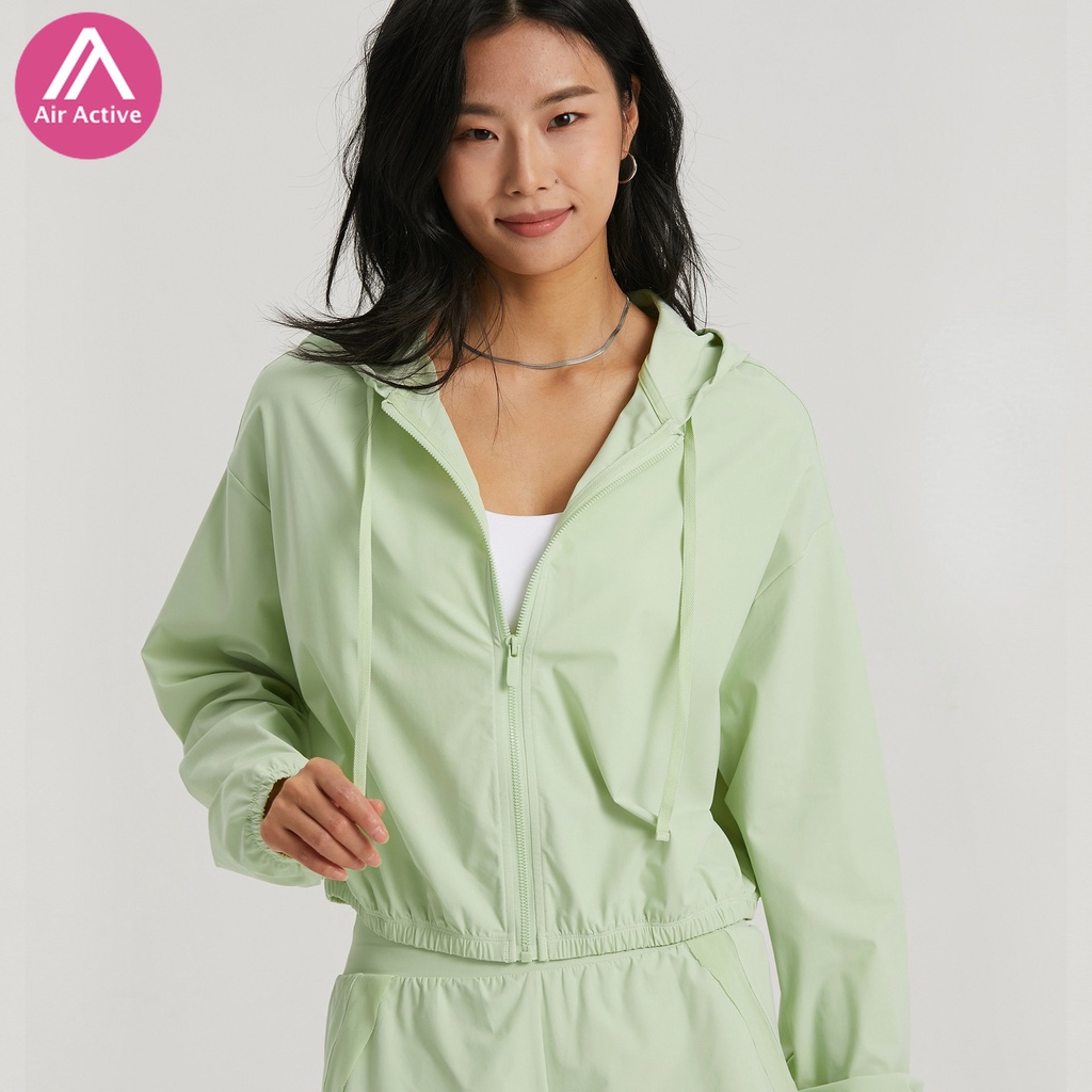 AirActive UV Protection Jacket Cool Fabric Hooded Zipper Sports Leisure ...