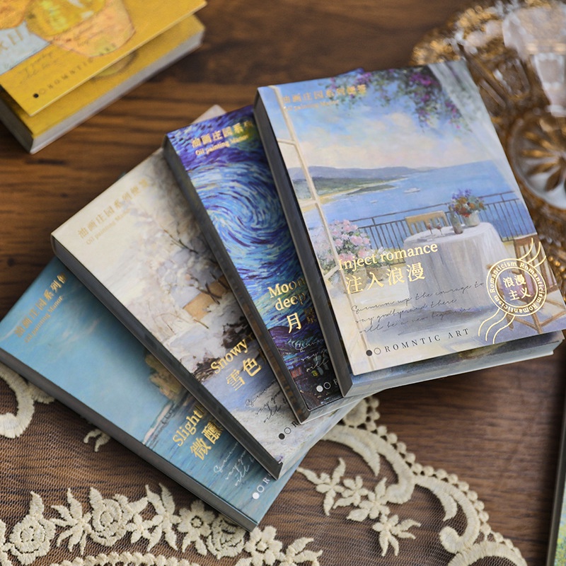 MOHAMM 90 Sheets Vintage Note Book for DIY Crafts Scrapbook | Shopee ...