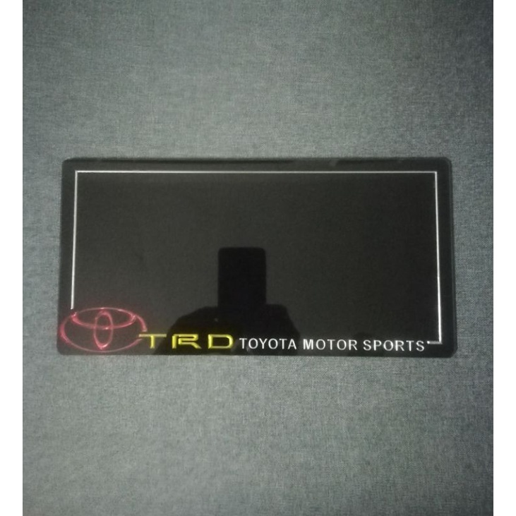 Papan Plate Kereta Acrylic TRD, HONDA, PERODUA, NISMO, DAIHATSU Car ...