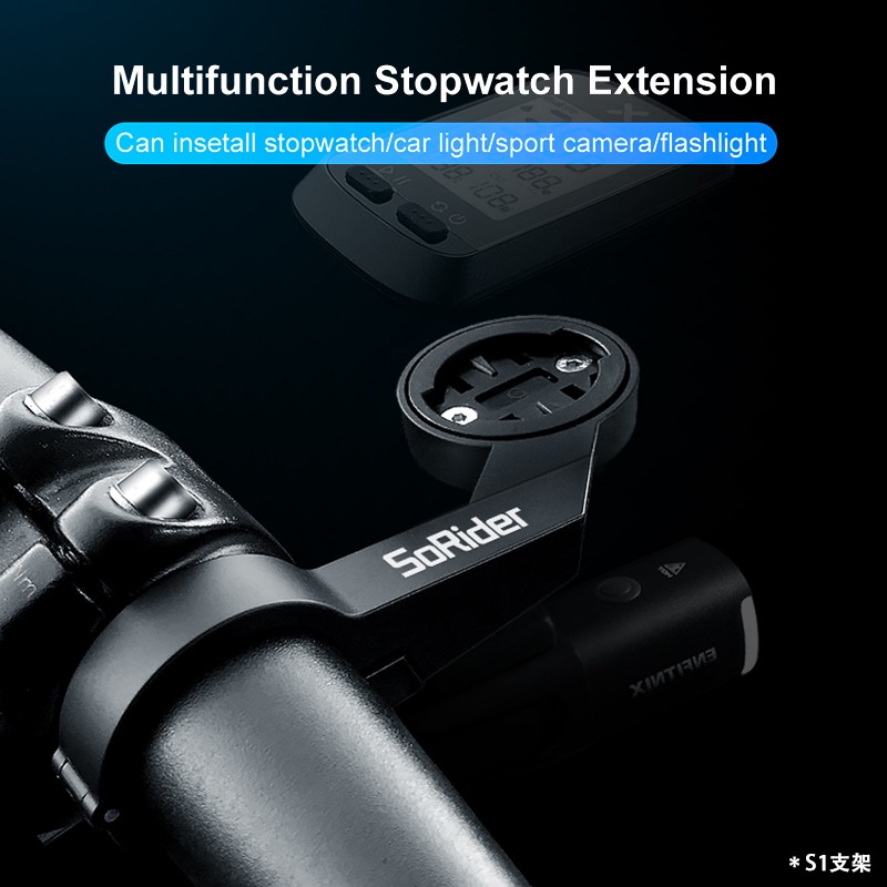 XOSS Bike Computer Mount Bicycle Speedometer Stand Flashlight Holder ...