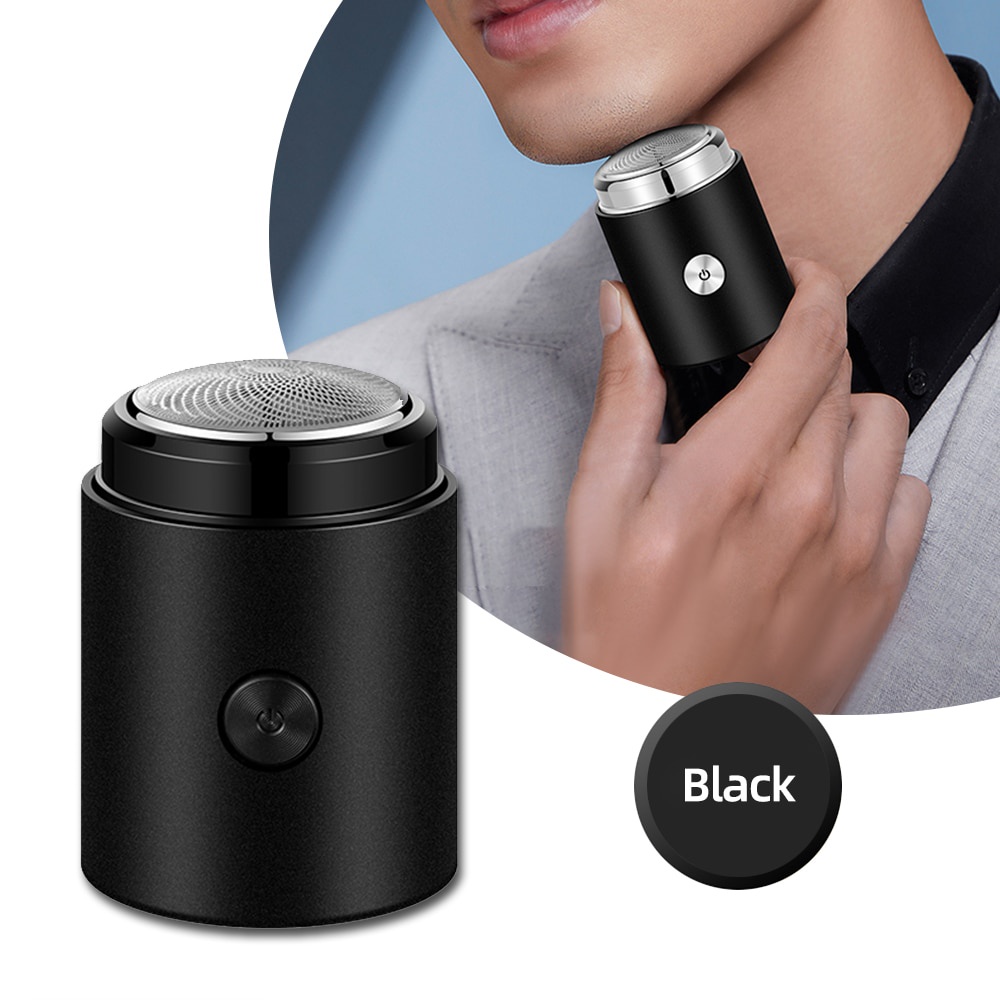 Mini Shave Portable Electric Shaver for Men Wetand Dry One-Button Mini ...
