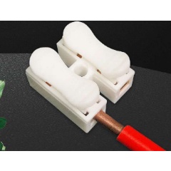Quick Wiring Terminal Wire Connector 2 Position LED Lamp Wire Butt ...