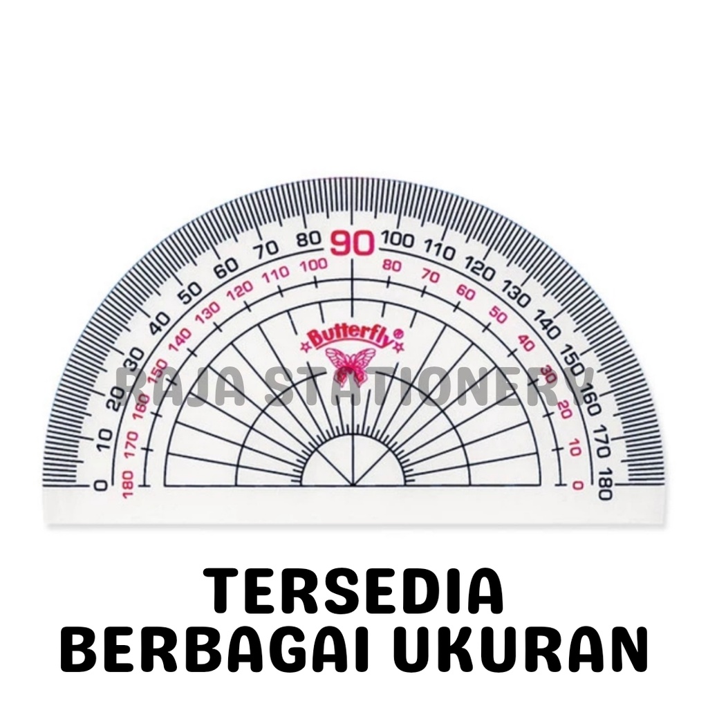 Butterfly PROTRACTOR 180 Degree BUTTERFLY Ruler 180 Degree BUTTERFLY ...