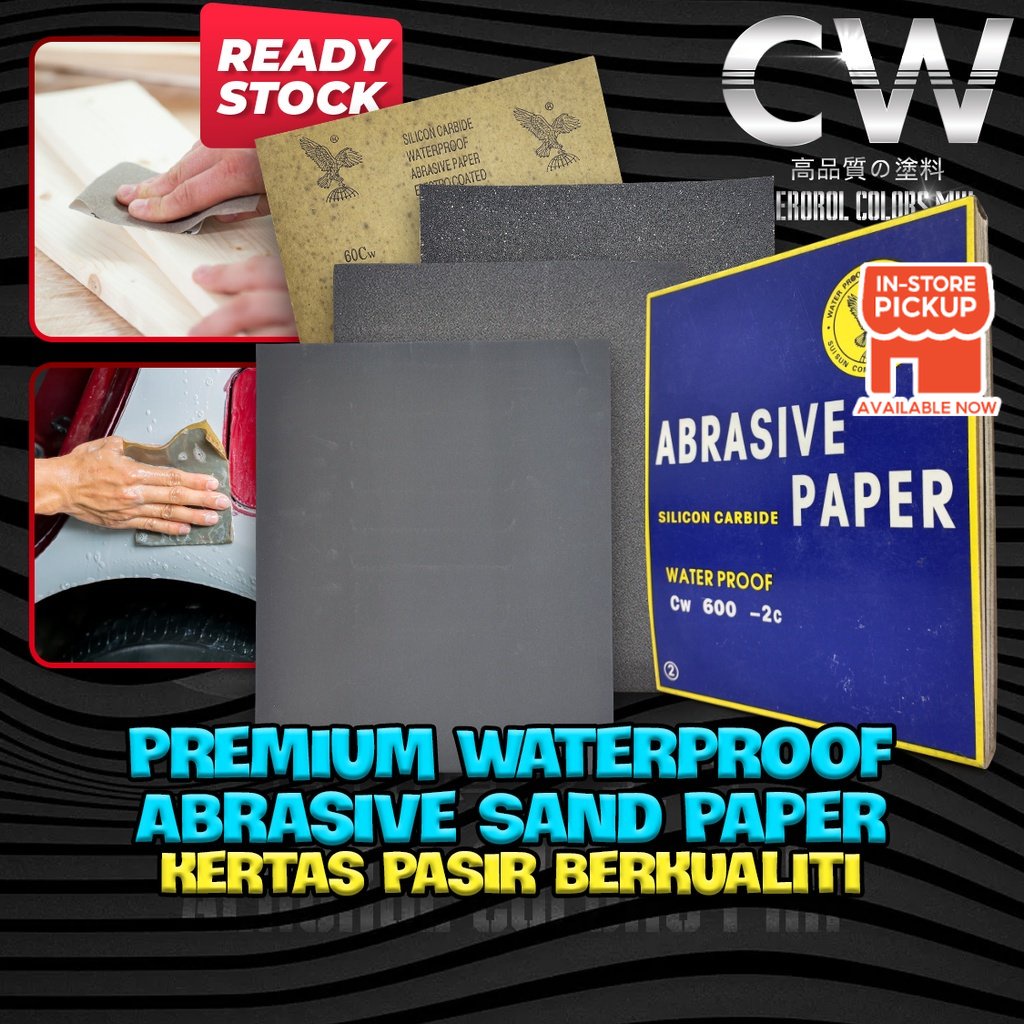 High Quality Waterproof Sandpaper Wet Dry Abrasive Sandpaper Kertas ...