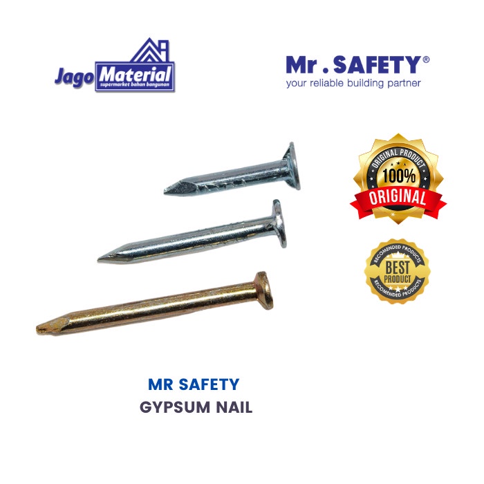 Mr Safety Gypsum Nails - Gypsum Nail (Small Pack Packaging) | Shopee ...