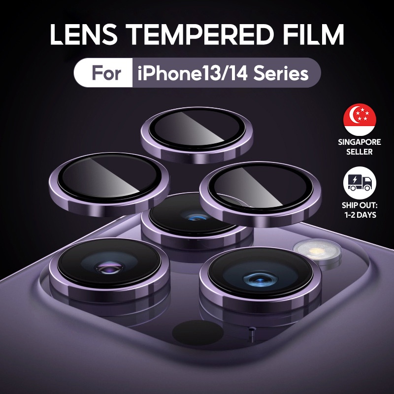 [SG] Camera Lens Screen Protector For iPhone 14 Plus 13 ProMax Mini ...