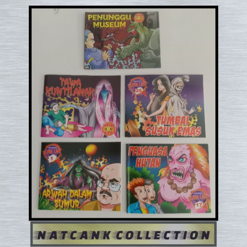 Mystery and horror mini comics 1 pack contains 5 mini comics | Shopee ...