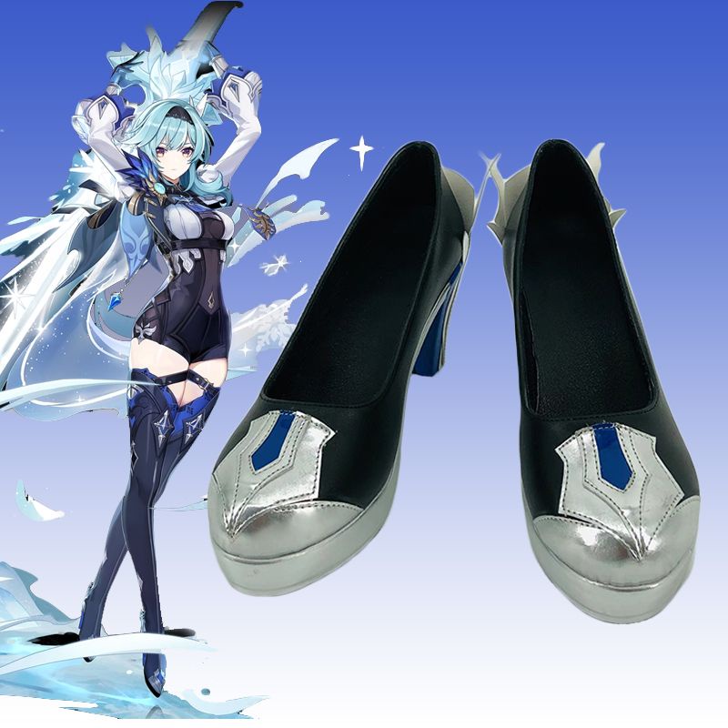 Genshin Impact Eula Cos Shoes COSPLAY Shoes | Shopee Singapore
