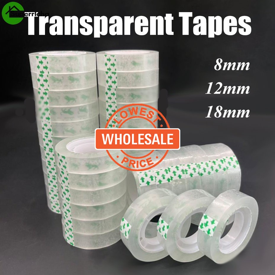 [Wholesale Price] 1PC 8/12/18mm Transparent Tape Students Stationery ...