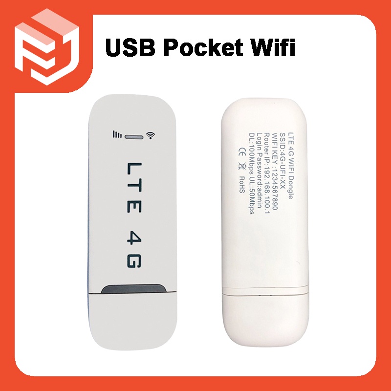 USB Pocket Wifi Modem 4G LTE 150Mbps USB Wifi for Travel | Shopee Singapore