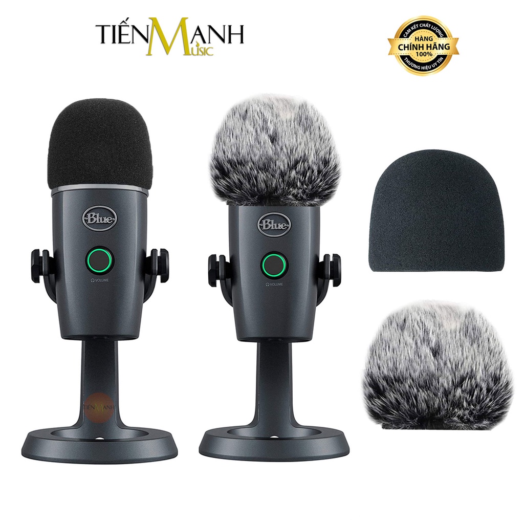 Microphone Head Cover Blue Yeti Nano Foam Cotton Filter Mic Cover ...