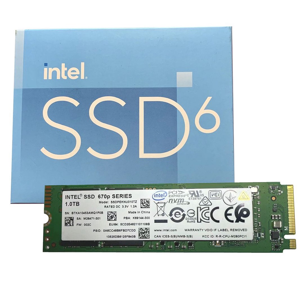 Intel 670p 1TB PCIe 3.0 NVMe M.2 2280 SSD - Read: 3500MB/s ...