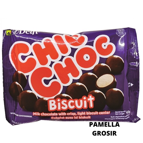 DELFI CHIC CHOC BISCUIT CHOCOLATE BALL 40 GR CHOCOLATE BISCUIT BALL ...