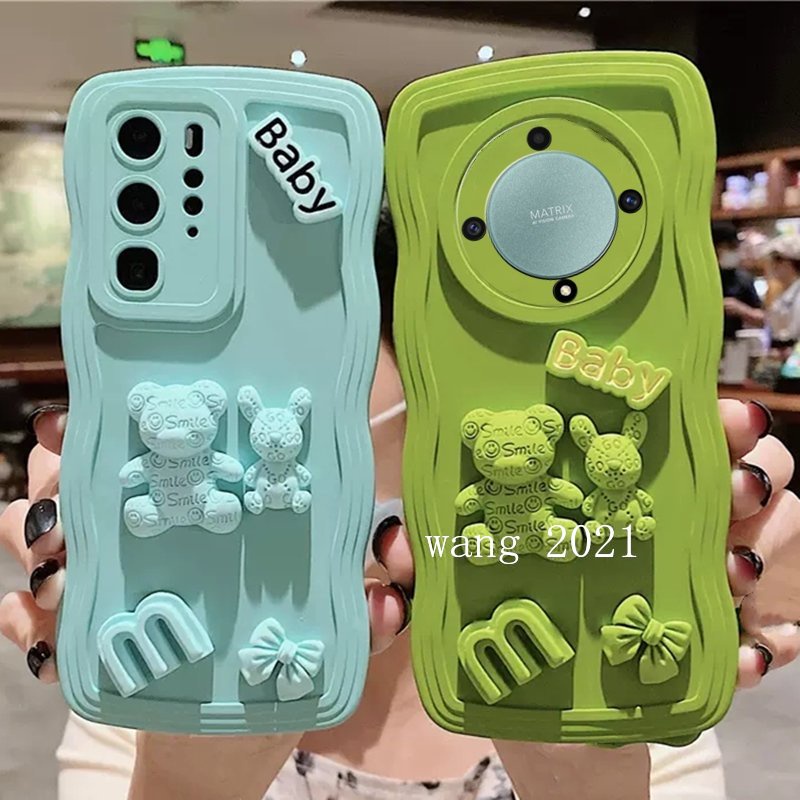 Phone Case OPPO Reno8 T 8T Reno 8 T A78 5G Casing Simple Big Wave Three ...