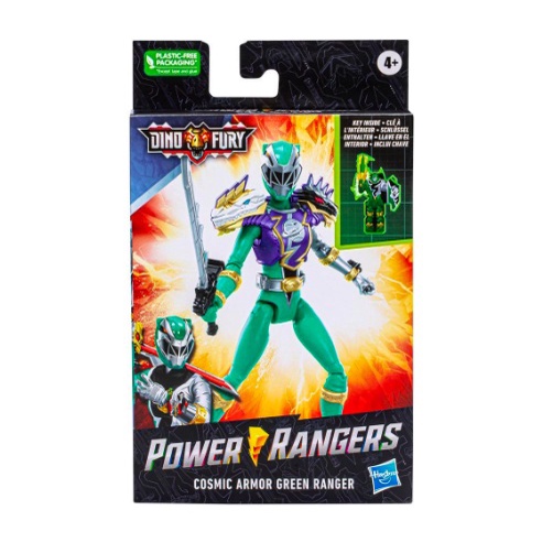 Power Rangers BMR Core Figure 6 inch Dino Fury Cosmic Armor Green ...