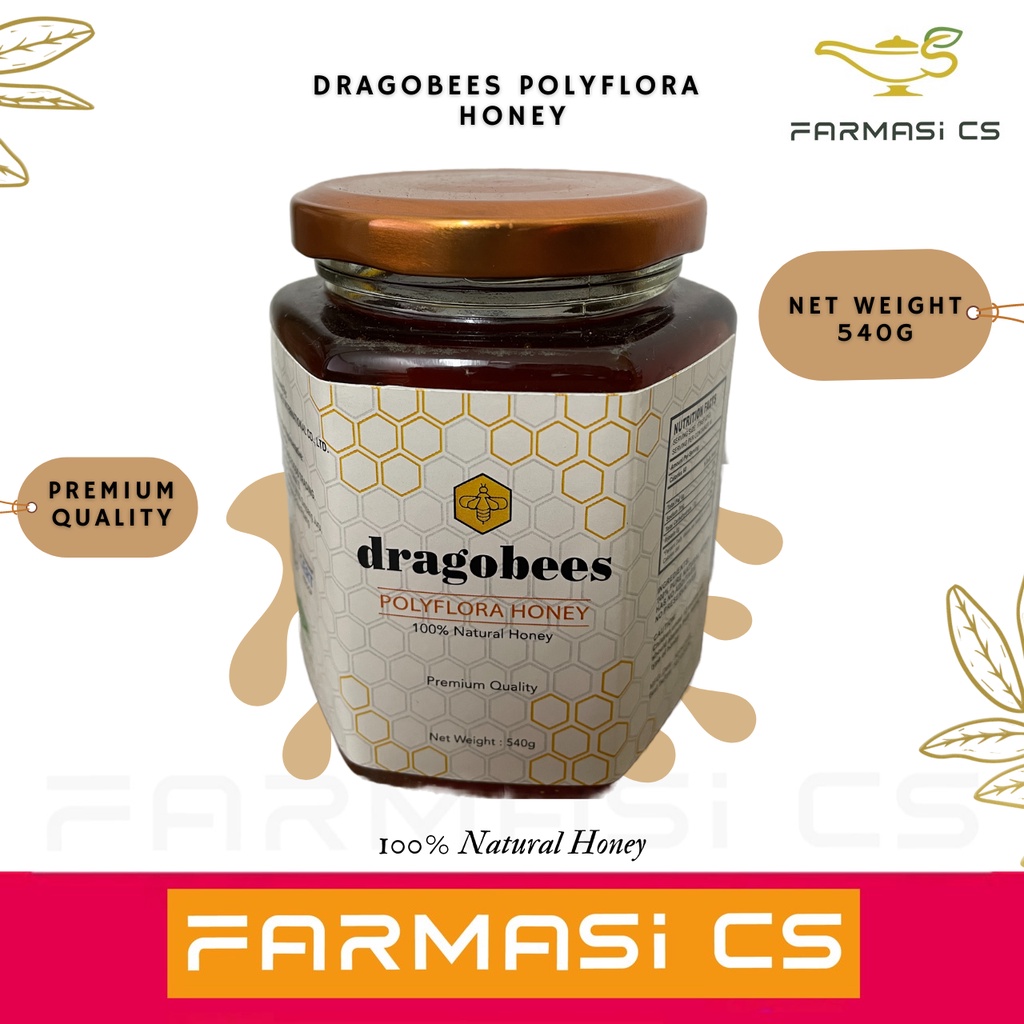 Dragobees Polyflora Honey 540G DATE [natural, Honey, natural, Pure ...