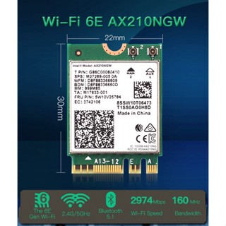 Latest version 006 】 WI-FI 6E Bluetooth 5.3 Intel AX210 Dual Band ...