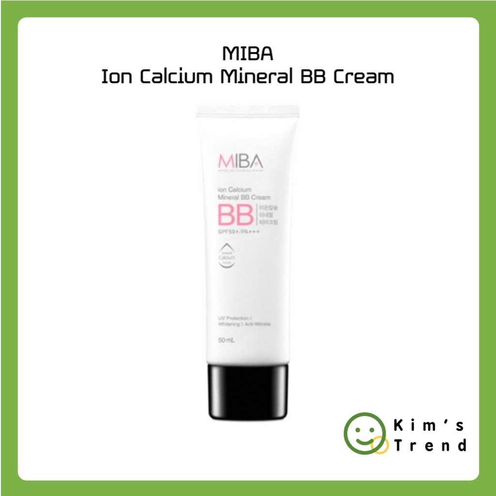 [MIBA] Ion Calcium Mineral BB Cream SPF50+ PA+++ (50ml) | Shopee Singapore