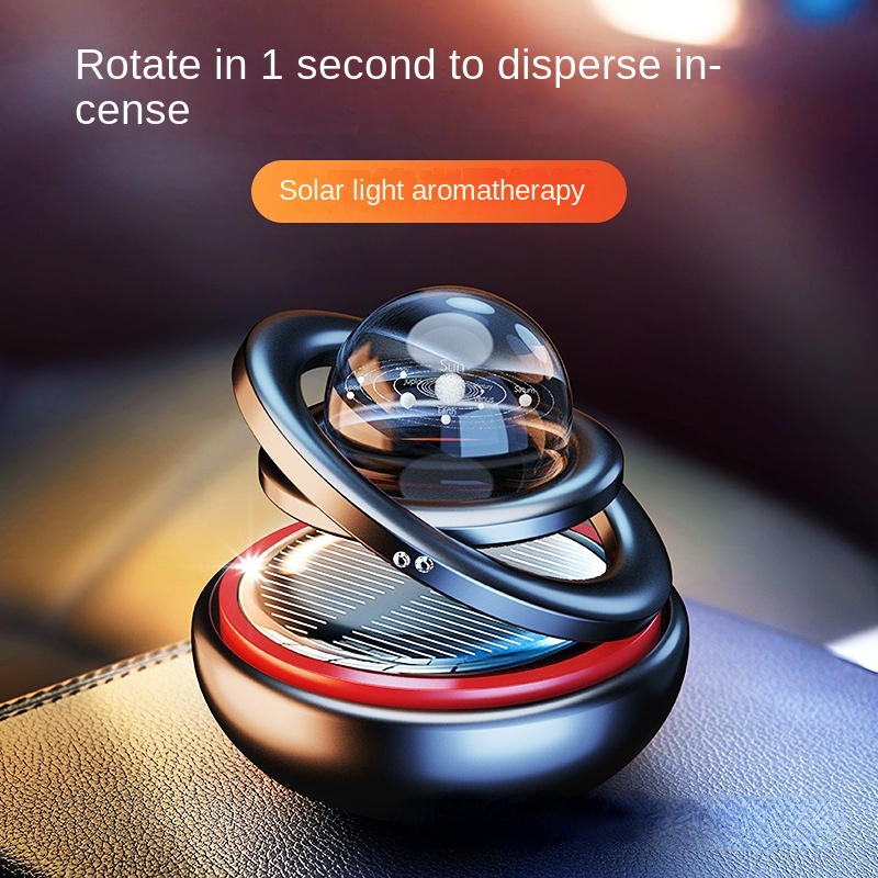 Solar Car Aromatherapy Air Freshener Interstellar Suspension Double ...