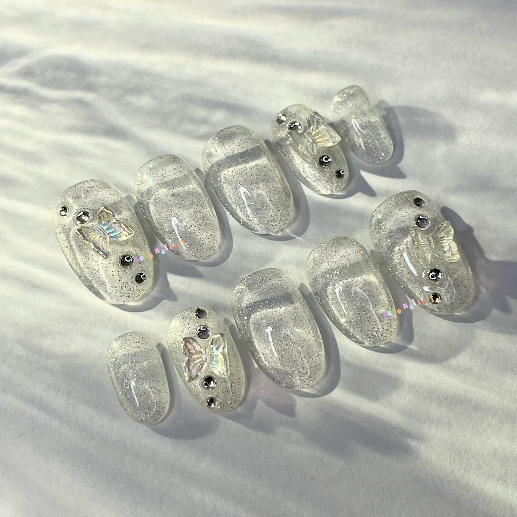 Fairy Press on Nails! Premium Fake Nails | Fake nails | Shopee Singapore