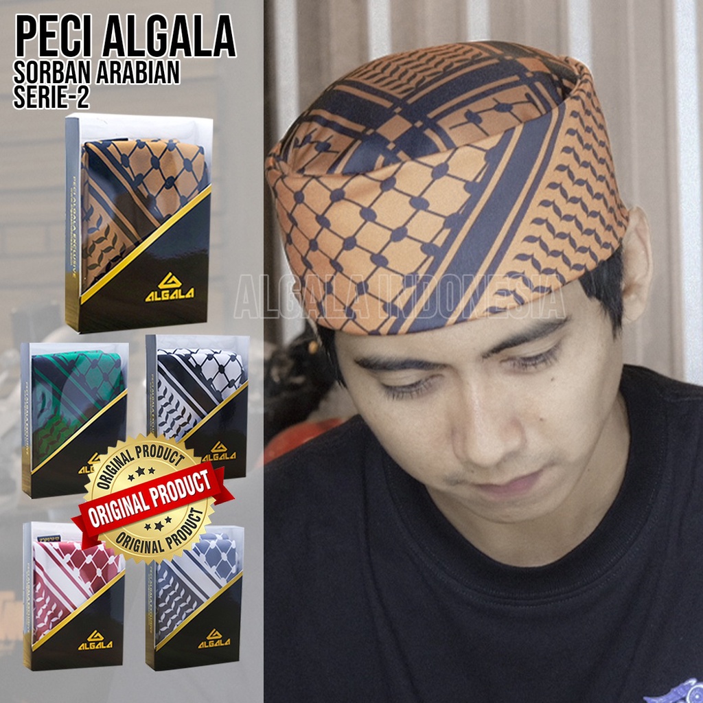 Algala Egyptian Peci ORIGINAL Arabic Turban series 2 - Turban Motif Cap ...