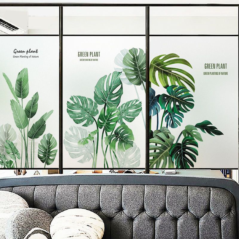 Adhesive-free Electrostatic Frosted Glass Sticker Light Transmission ...