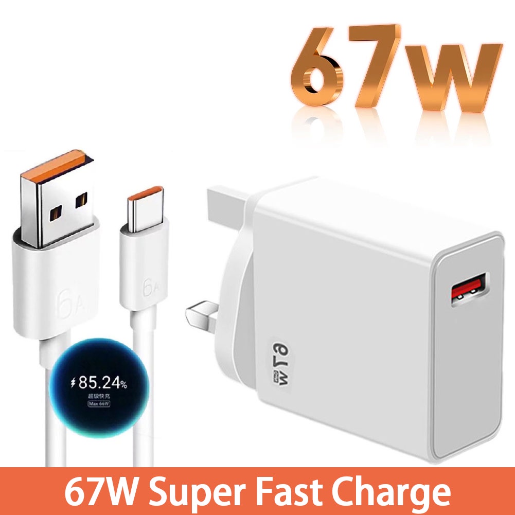 67W USB Charger Fast Charging 5V5A USB Charger QC5.0 Quick Charge For ...