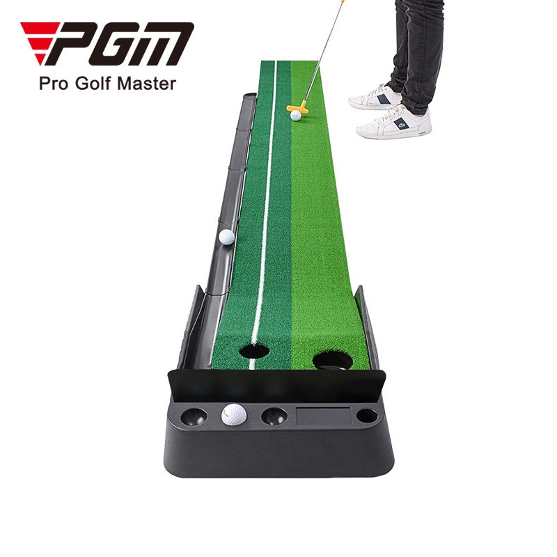 PGM Golf putter trainer Classic 2.5m 3m golf putting mat with automatic ...