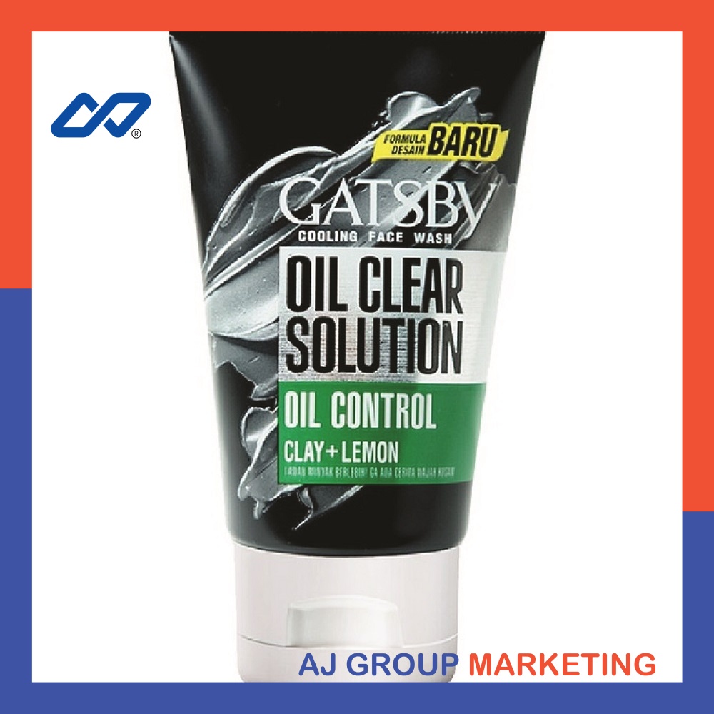 Gatsby Oil Clear Solution Oil Control Cooling Face Wash (100g) | Shopee ...